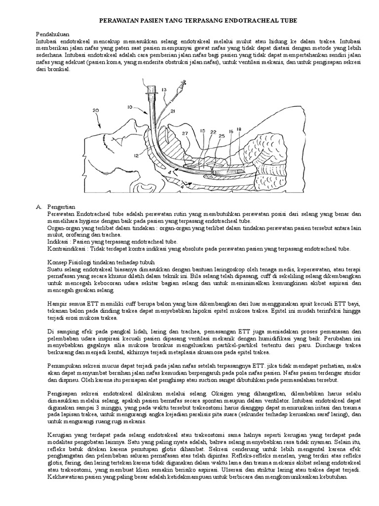 Perawatan Pasien Dengan ETT | PDF
