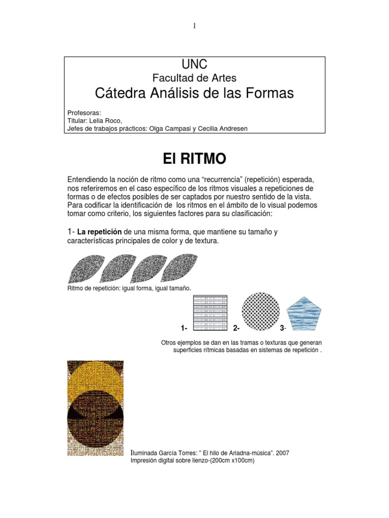 Ritmos y Simetrías Visuales | PDF | Rotación | Simetría