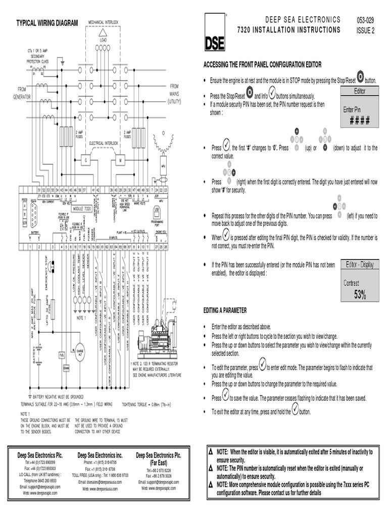 Schematich Dse7320 PDF | PDF