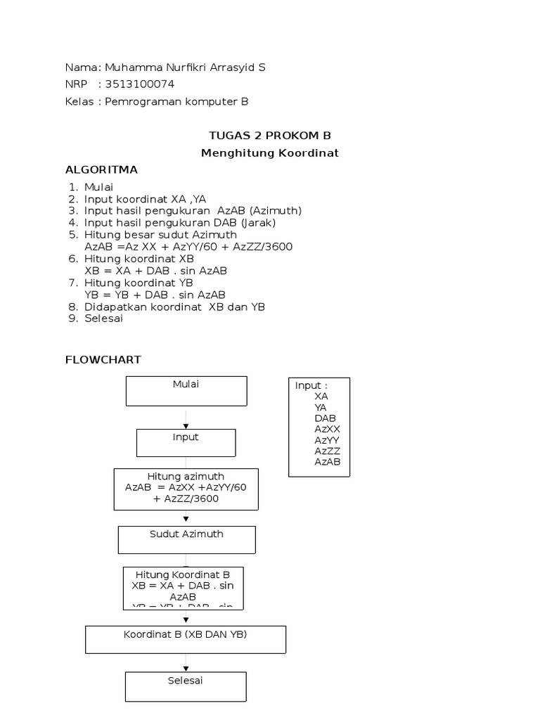 Algoritma Tugas Prokom | PDF