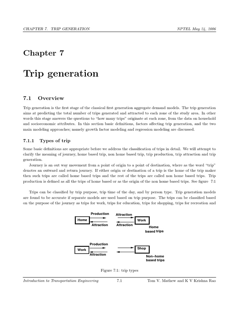 Trip Generation Pdf Pdf Regression Analysis Equations