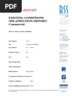 Sample Dilapidation Report | PDF | Stairs | Wall