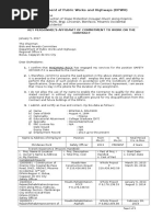 Sample of Statement of Single Largest Completed Contract (SLCC) | PDF ...