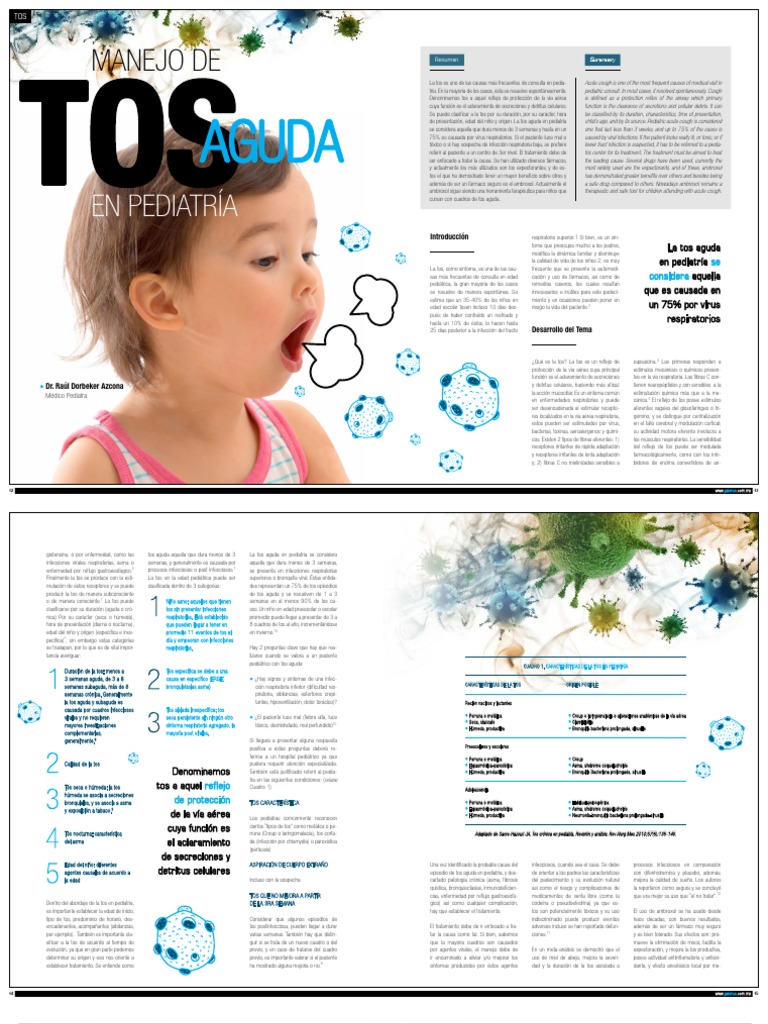 Tos Aguda Pediatria | PDF | Tos | Asma