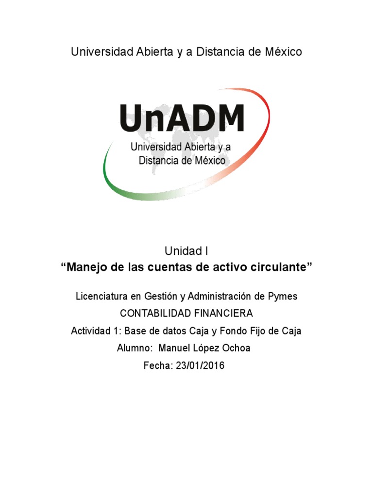 GCNF U1 A1 Loom | PDF | Cheque | Contabilidad