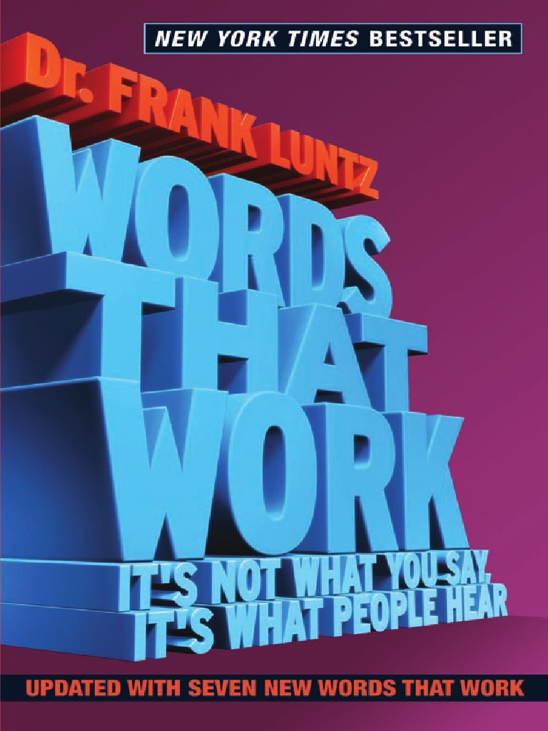 Words That Work PDF | PDF | Party Leaders Of The United States House Of ...