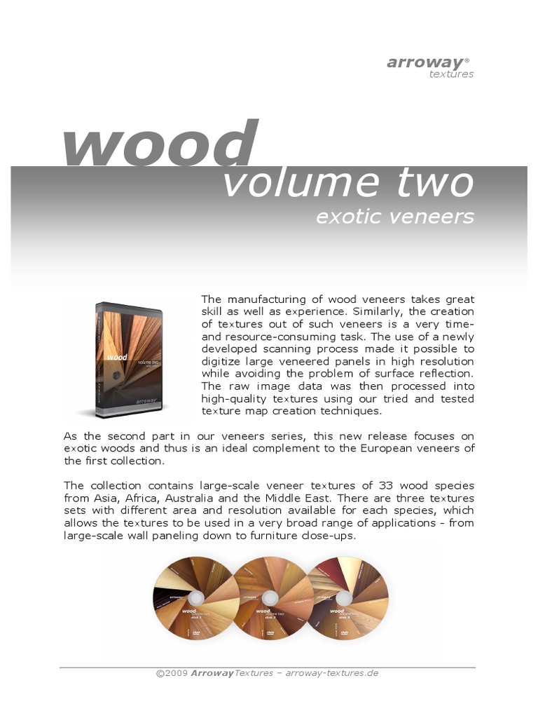 Catalog - Arroway Textures - Wood Volume Two (EN) PDF | PDF | Texture Mapping | Graphics