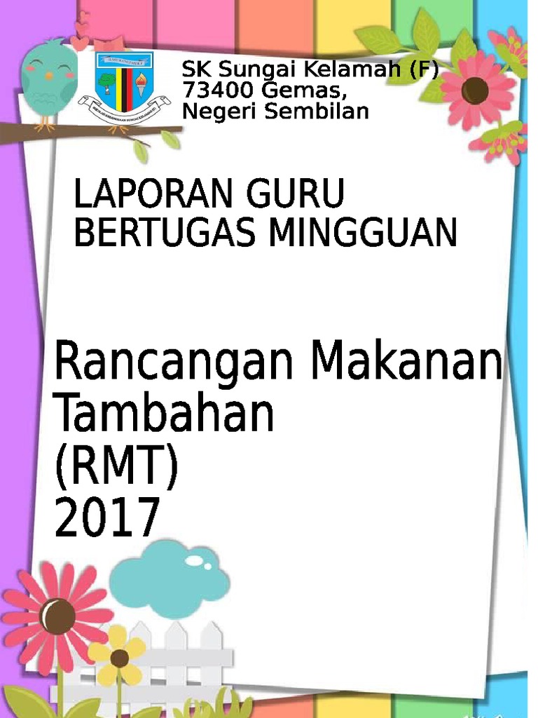 Cover Laporan Mingguan RMT 2017 | PDF