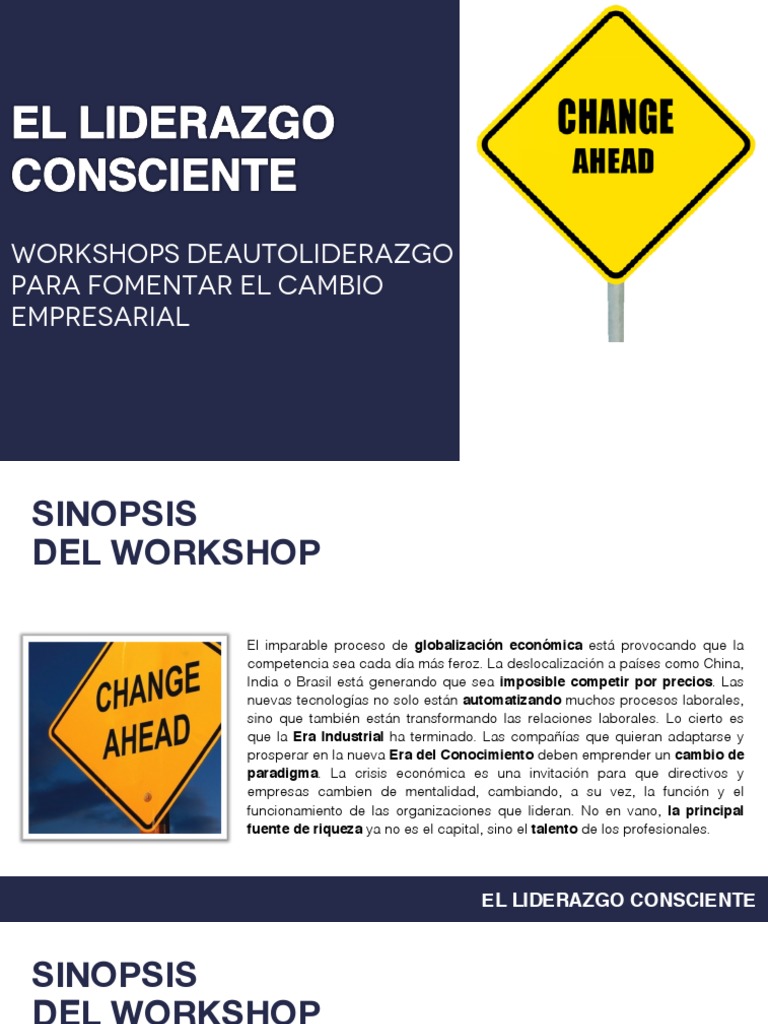 El Liderazgo Consciente | PDF | Desarrollo personal | Liderazgo