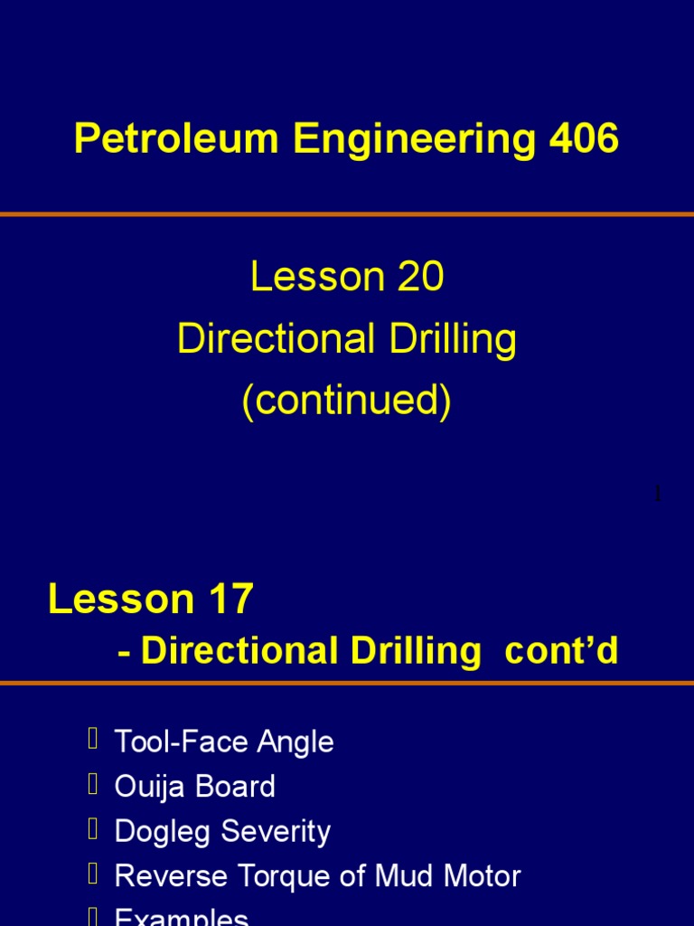 Directional Drilling Techniques Explained | PDF | Sine | Trigonometric ...