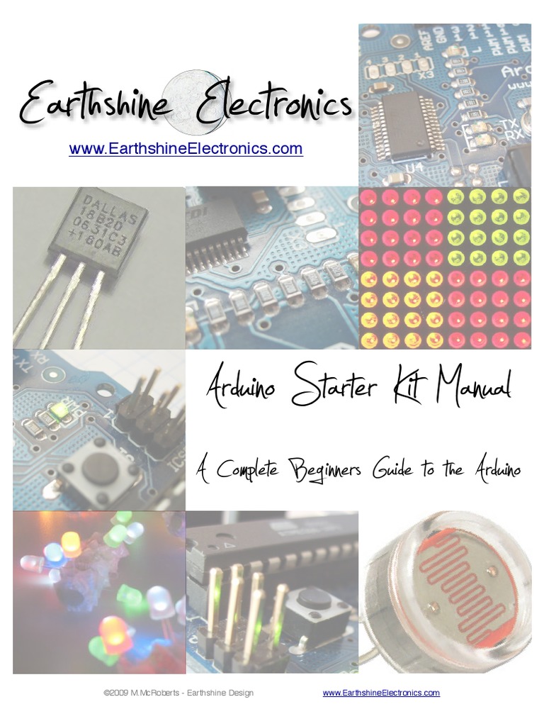 Earthshine Electronics: Arduino Starter Kit Manual | Download Free PDF ...