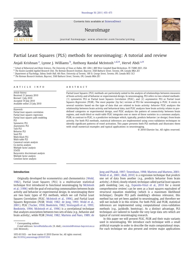 Partial Least Squares | PDF | Matrix (Mathematics) | Eigenvalues And Eigenvectors