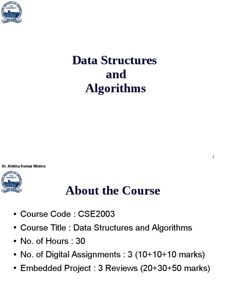 Introduction To Data Structures | PDF | Time Complexity | Algorithms