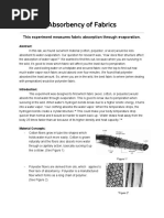 Scientific Details of The Linen Frequency Study | PDF | Linens | Flax