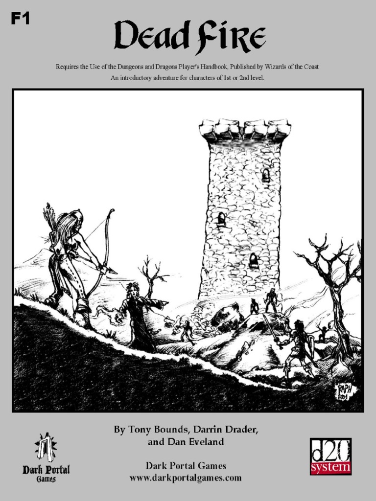 Dead Fire | PDF | D20 System | Elf (Dungeons & Dragons)