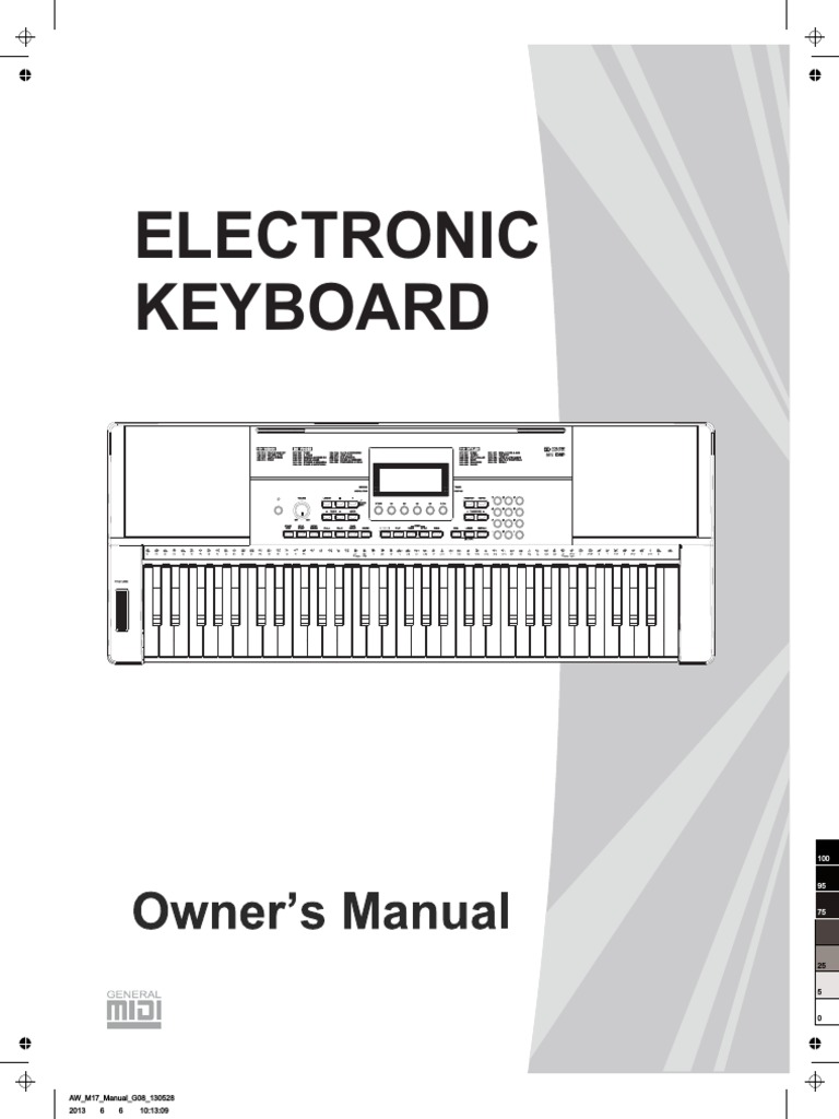 AW M17 Manual G08 130528 | PDF | Chord (Music) | Elements Of Music