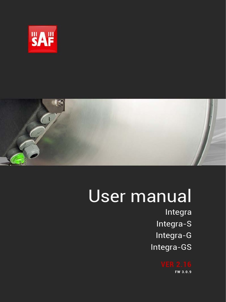 User Manual: Integra Integra-S Integra-G Integra-GS | PDF | Screw | Nut ...