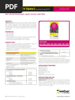 Weberep 360 FFR | PDF | Concrete | Materials