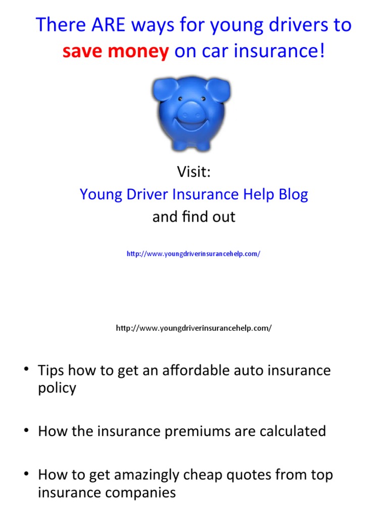 Young Driver Insurance Savings Tips | PDF