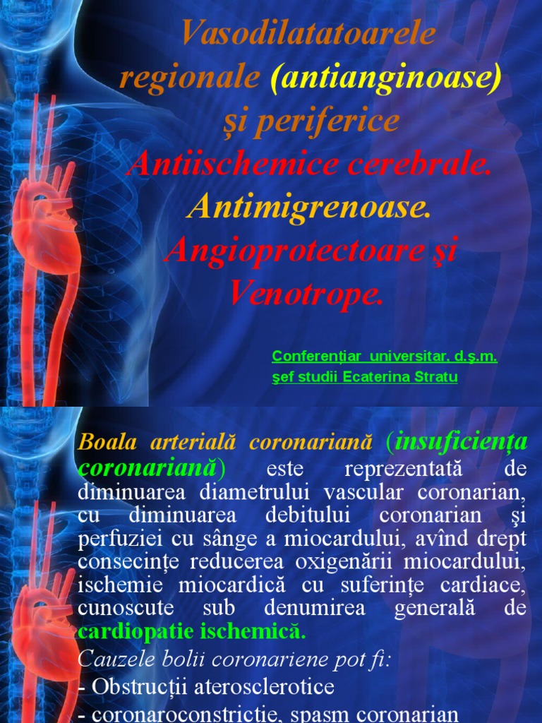 2.vasodilatatoarele Regionale Și Periferice. Antimigrenoase ...