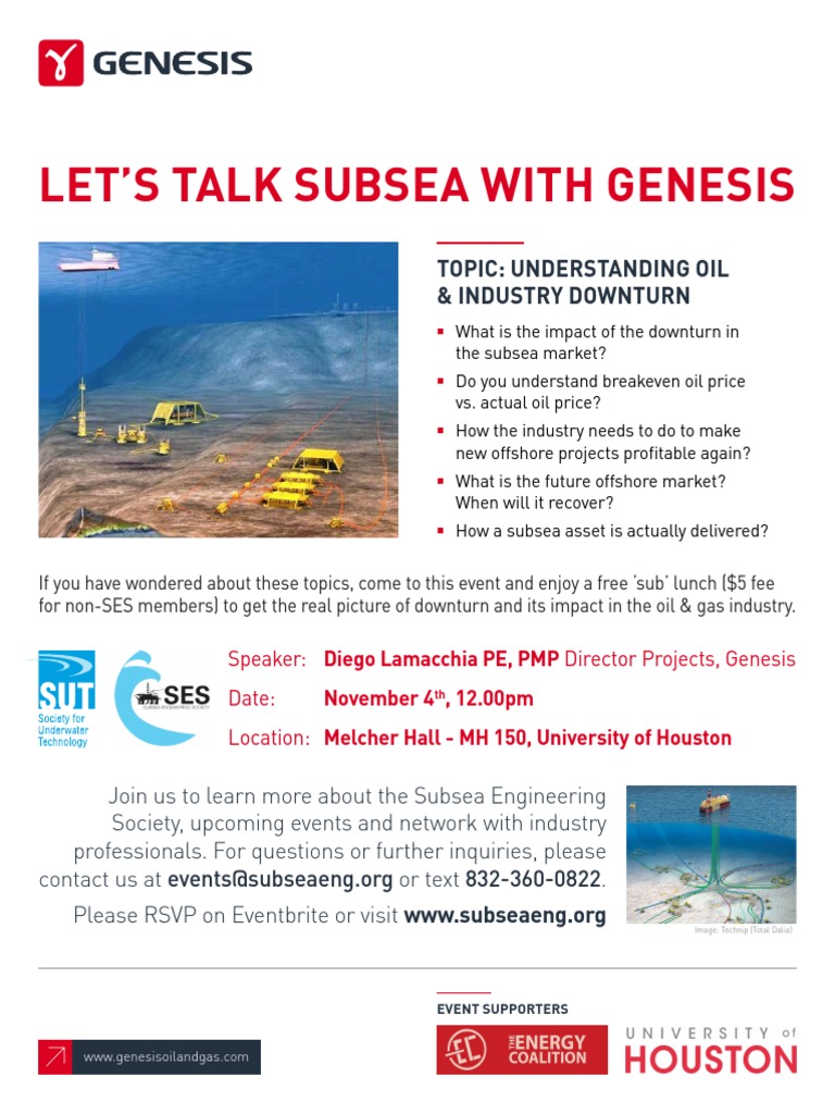 Houston Subsea Training Flyer | PDF