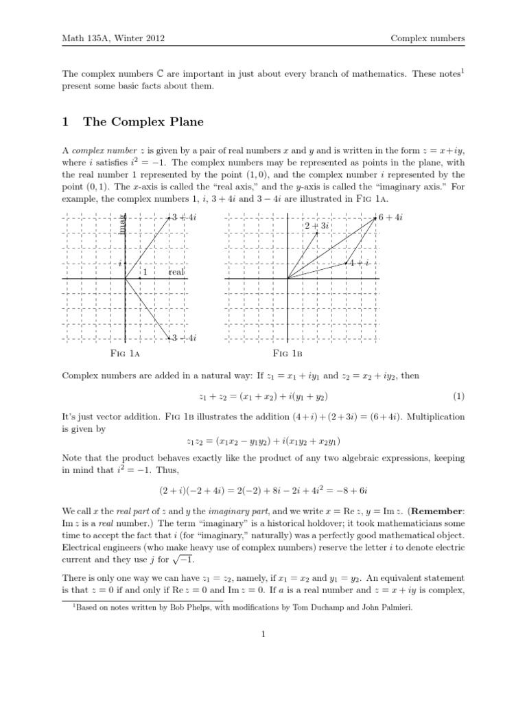 Complex PDF | Download Free PDF | Complex Number | Trigonometric Functions