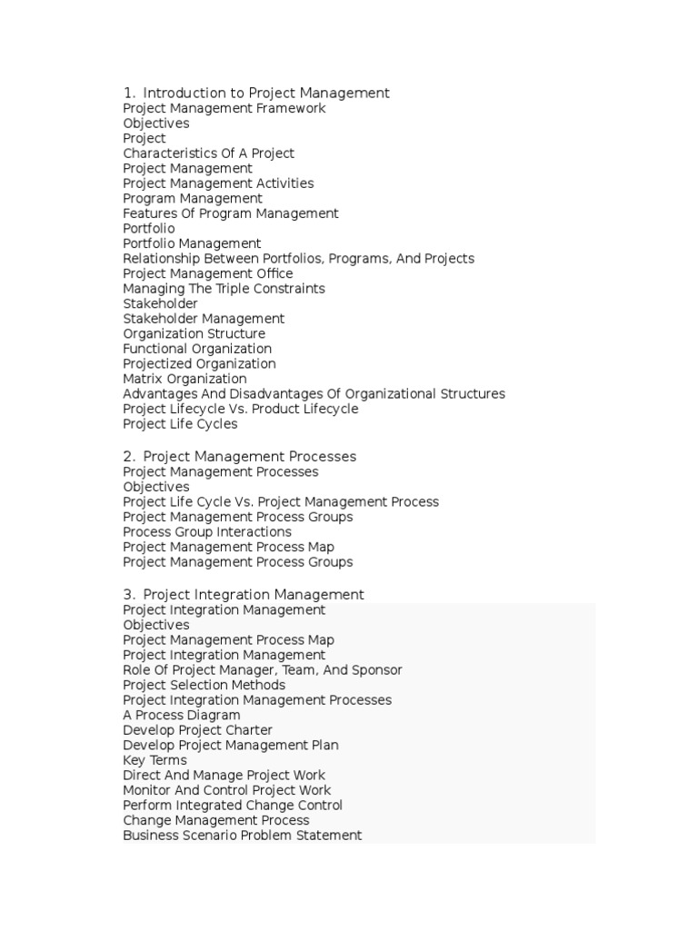 Introduction To Project Management | PDF | Project Management | Risk ...