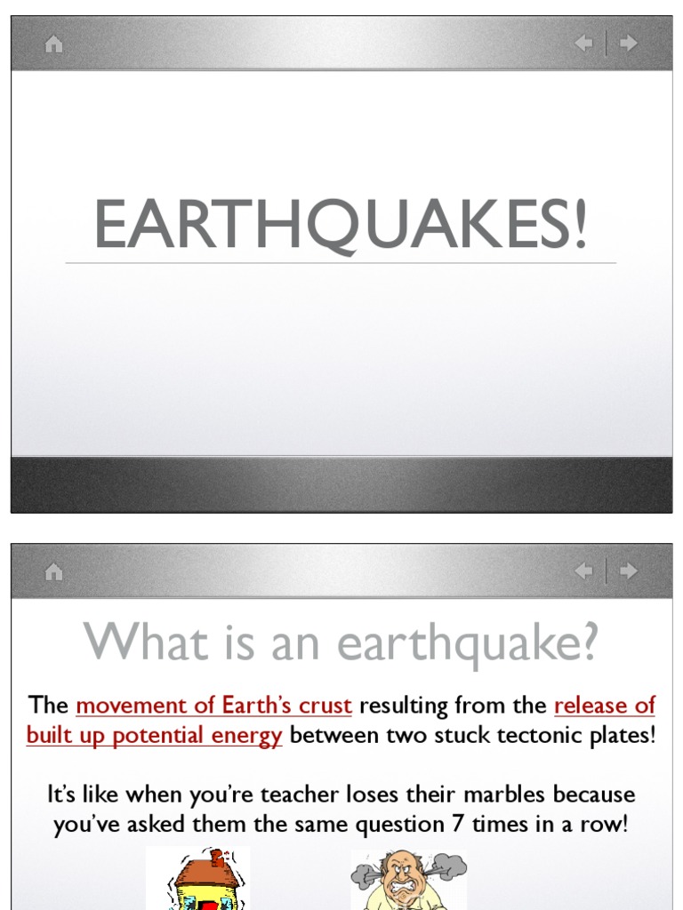Earthquake Notes PDF | PDF