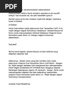 Teks Daie Cilik 2021 | PDF