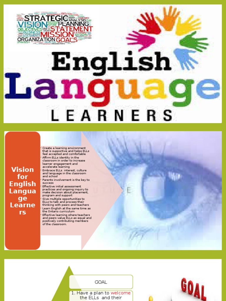Vision and Plan For Ells | PDF | Educational Assessment | Reading ...