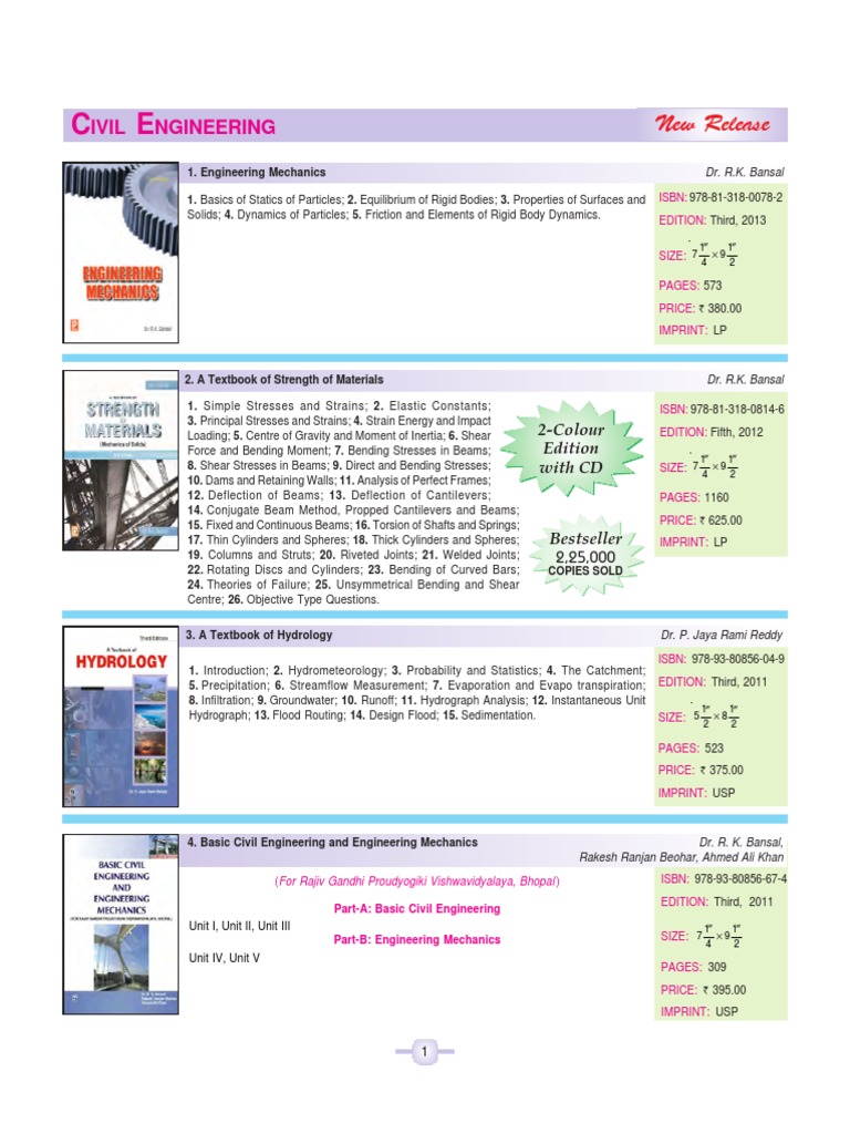 1435658236civil Engineering | PDF | Bending | Beam (Structure)