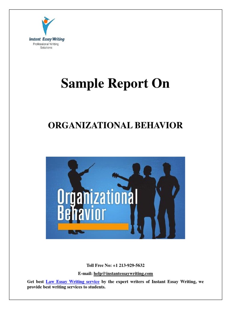 Sample Report On Organizational Behavior | PDF | Leadership | Motivation
