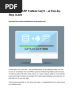 DB Refresh Using Hana Studio DB Restore With Sid Modification - Non Sapinst | PDF | Backup ...