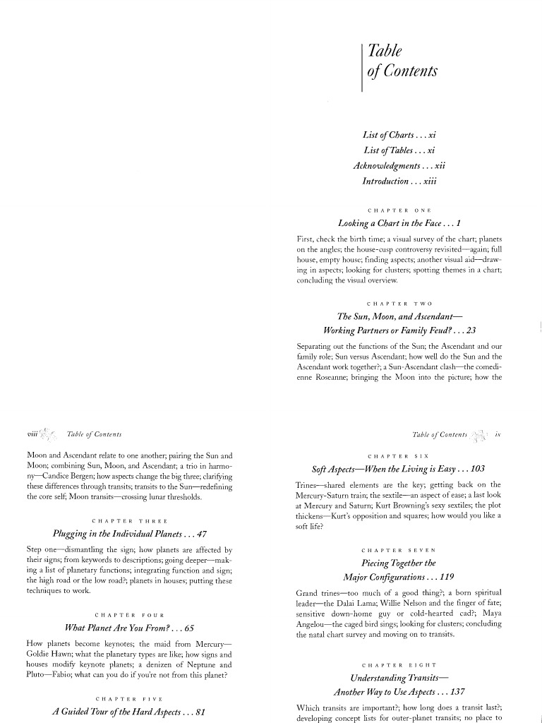 DONNA CUNNINGHAM How To Read Your Astrological Chart 1 PDF | PDF
