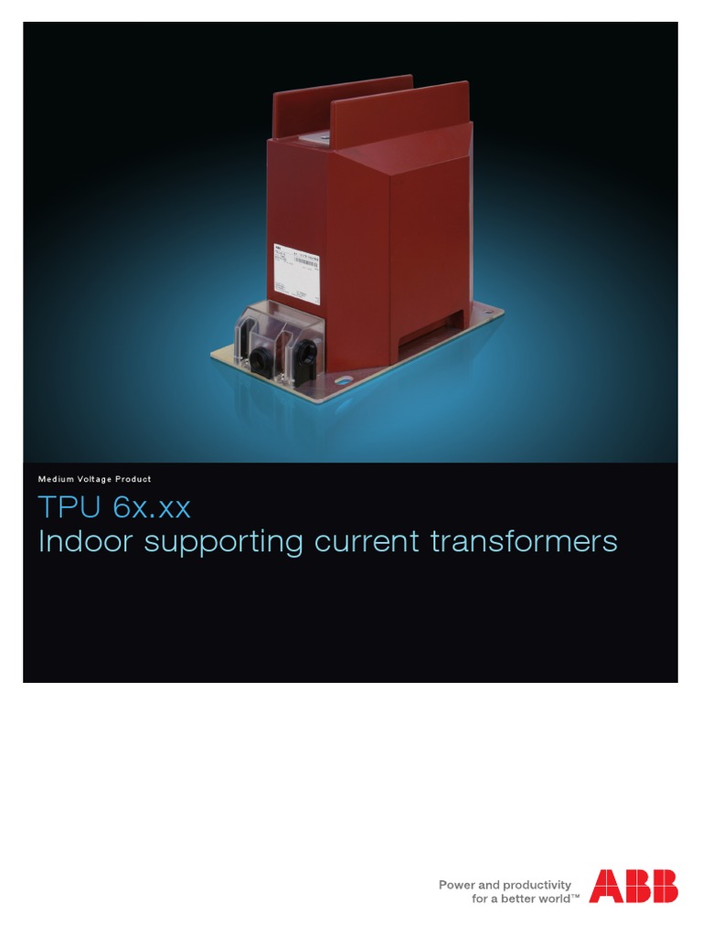 TPU 6x.xx - 1VLC000502 Rev.7, en 2016.08.05 | PDF | Transformer ...