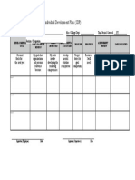 2024 Individual Development Plan Template | PDF