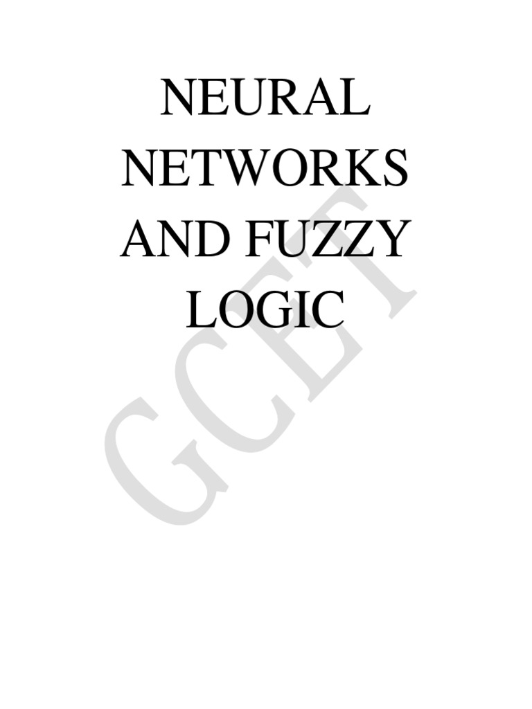 Ann FL | PDF | Artificial Neural Network | Fuzzy Logic