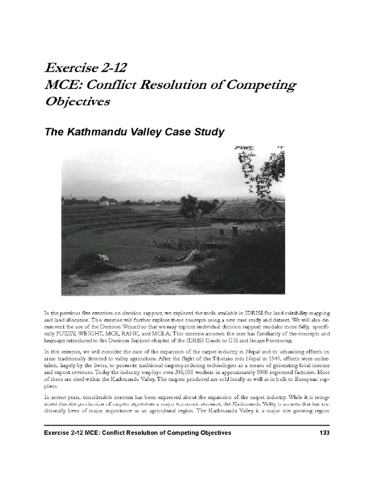 Tutorial MCE in IDRISI Andes | PDF