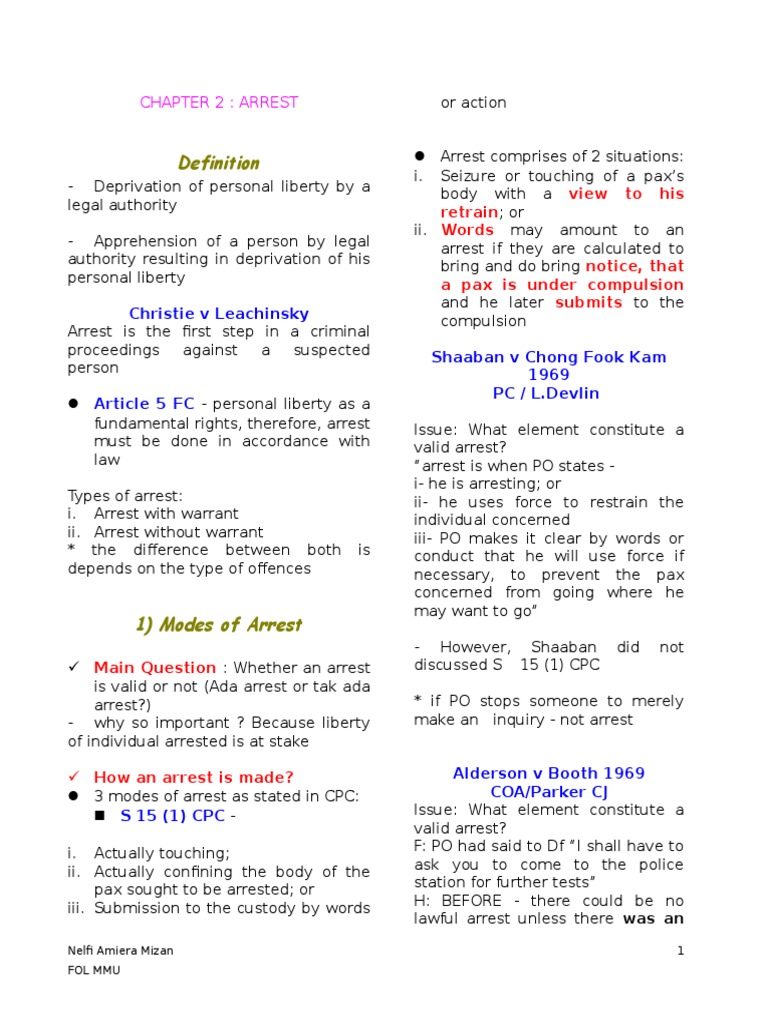Validity of Arrest in Criminal Procedure | PDF | Arrest | Arrest Warrant