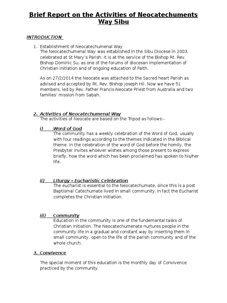 Introduction Neocat | PDF | Eucharist | Religious Faiths