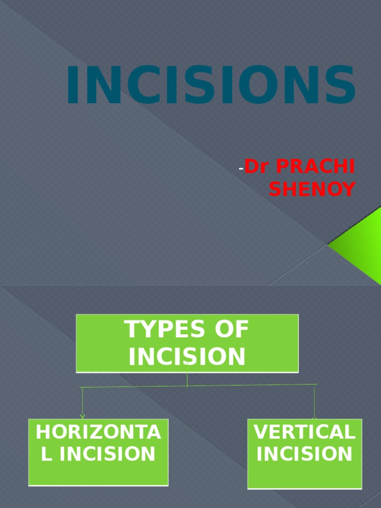 Incisions | PDF | Dentistry | Dentistry Branches