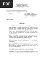 Civil Complaint Sample... | PDF | Plaintiff | Complaint