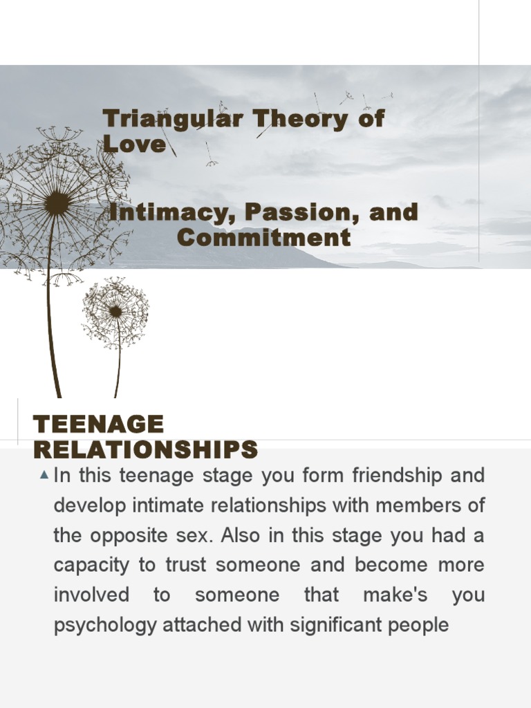 Intimacy Passion Commitment | PDF | Intimate Relationships | Passion ...