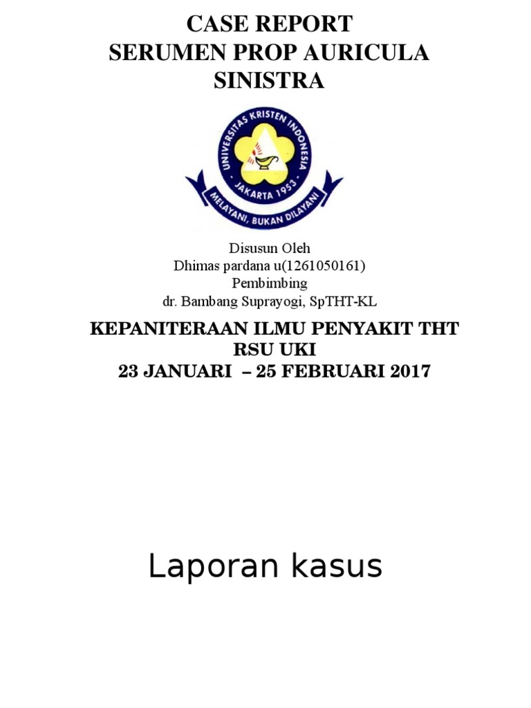 Case Report Serumen Prop As | PDF