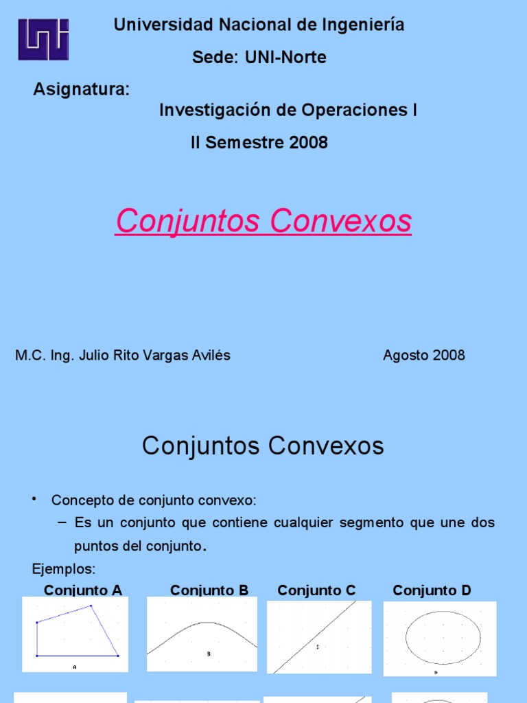 Conjuntos-Convexos Jrva1 | PDF | Conjunto convexo | Conjunto (Matemáticas)