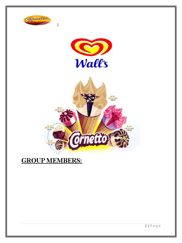 Walls | PDF | Unilever | New Product Development