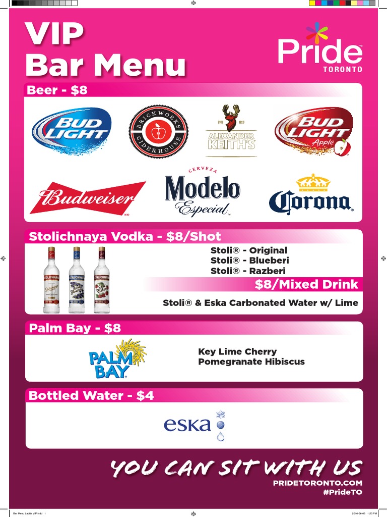 Bar Menu Vip | PDF