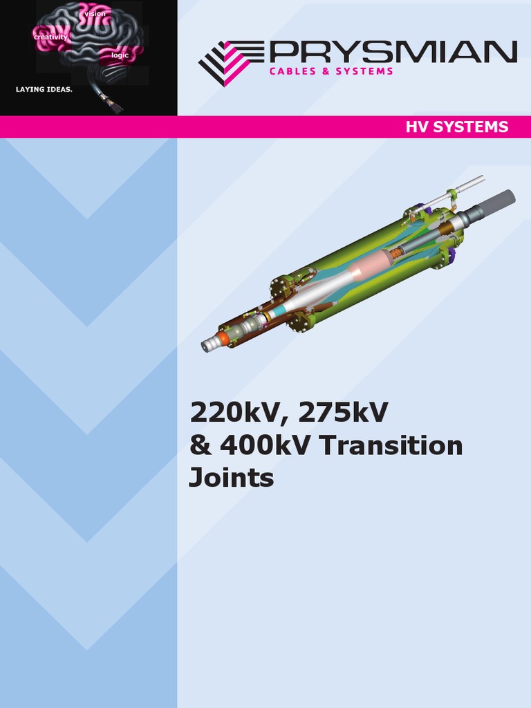 EHV Transition Joints | PDF | Cable | High Voltage