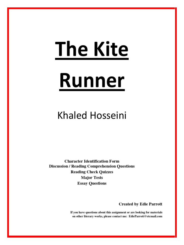 Kite Runner Guide - Students | PDF