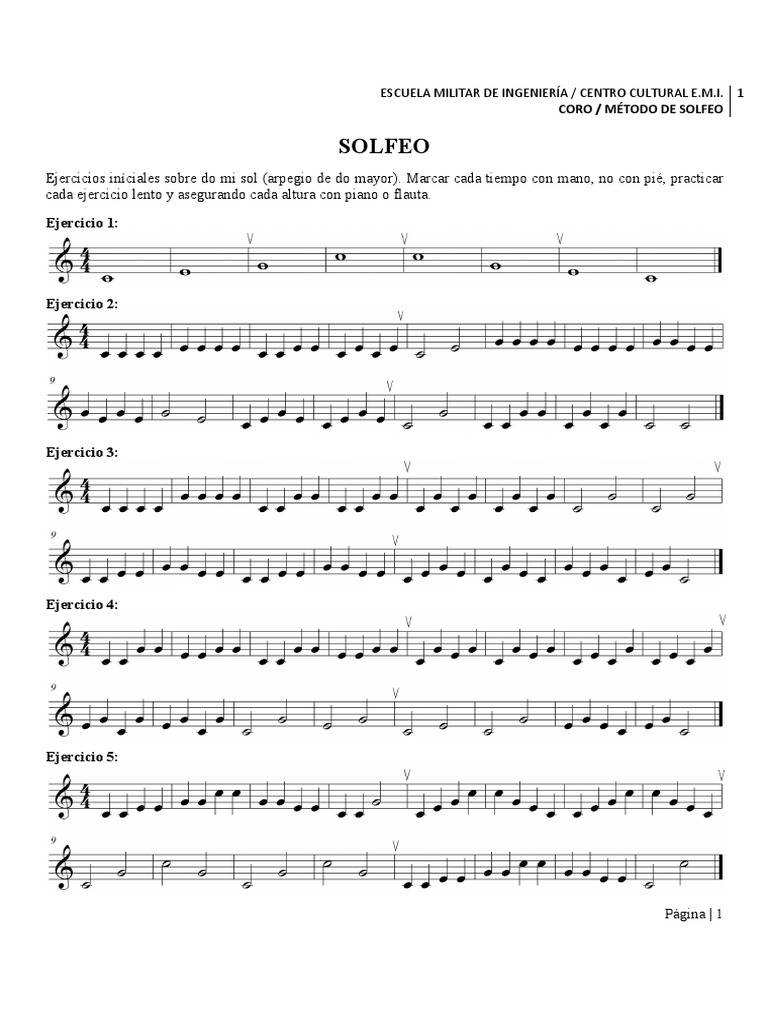 Metodo de Solfeo | PDF